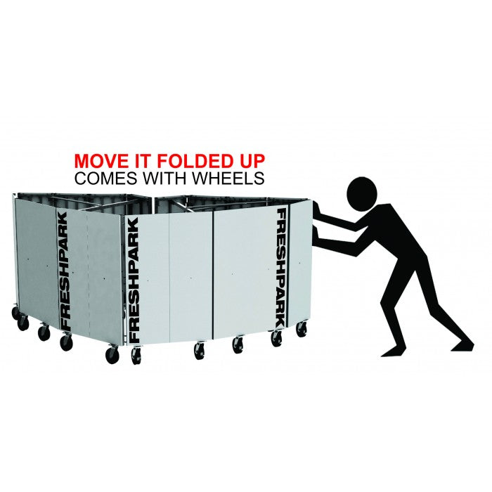 4 FT HIGH x 4 FT WIDE Mini Ramp Half-Pipe – Freshpark