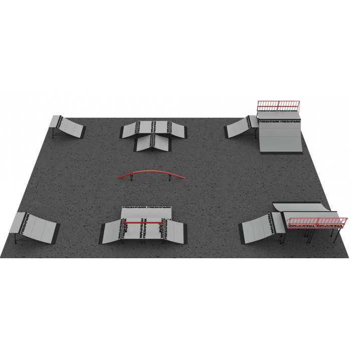 Skatepark Layout 9 by Freshpark™